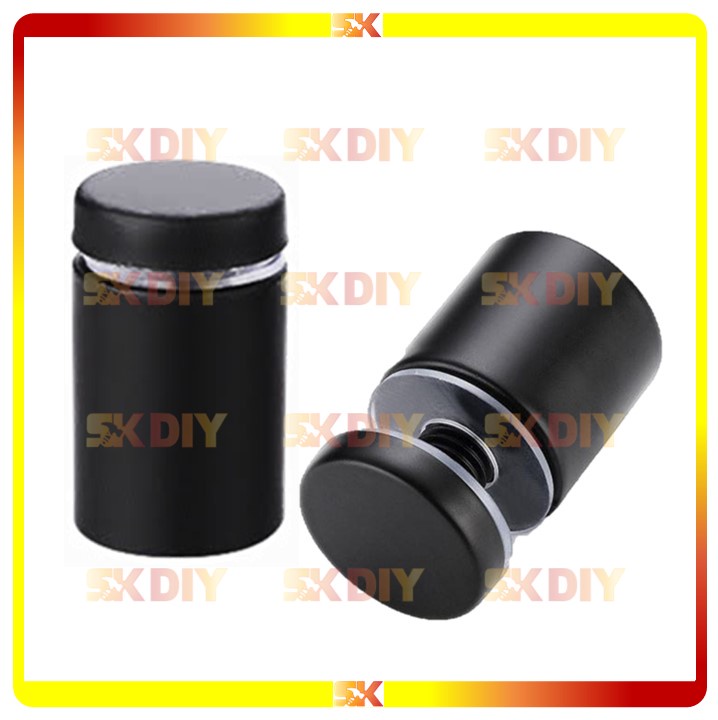 🇲🇾(BLACK &GOLD &SILVER) Advertising Signboard Screw Holder Stainless ...