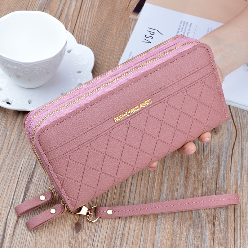 Beg Duit Perempuan Double Zip / Wallet For Women / Purse Perempuan ...