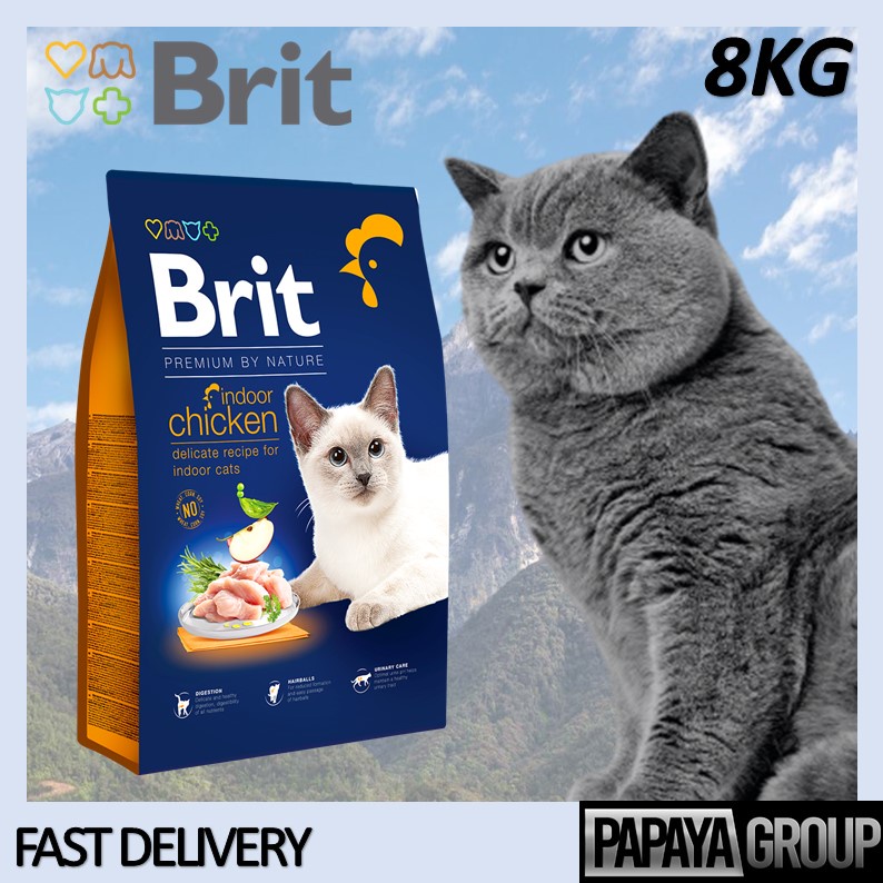 Brit Premium Cat Food 8kg - (Adult Chicken, Adult Salmon. Kitten ...
