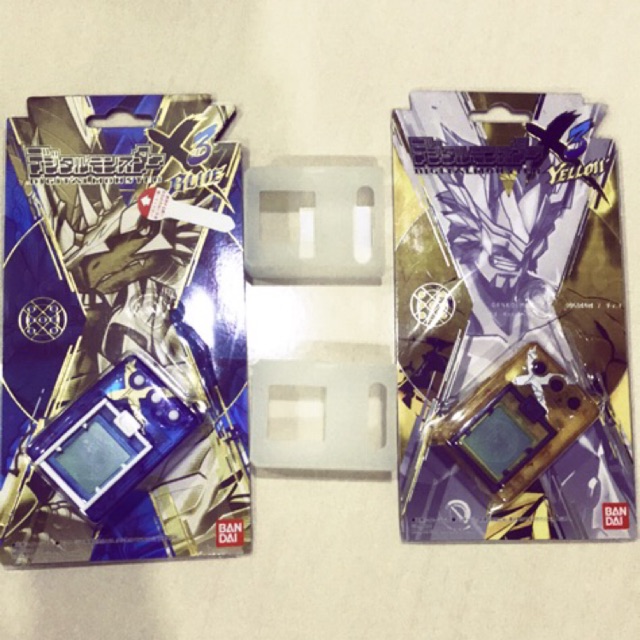 🔥HOT🔥 VPET X3 YELLOW BLUE BIB CASE DIGIMON DIGIVICE BANDAI ORIGINAL ...