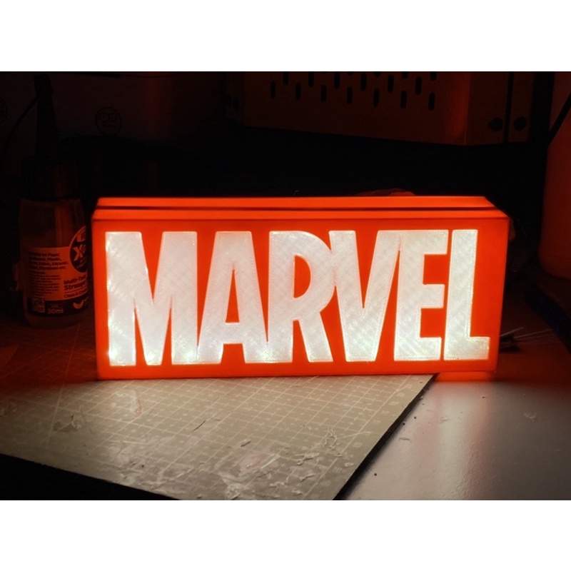 Marvel Logo USB LED Light Box | Shopee Malaysia