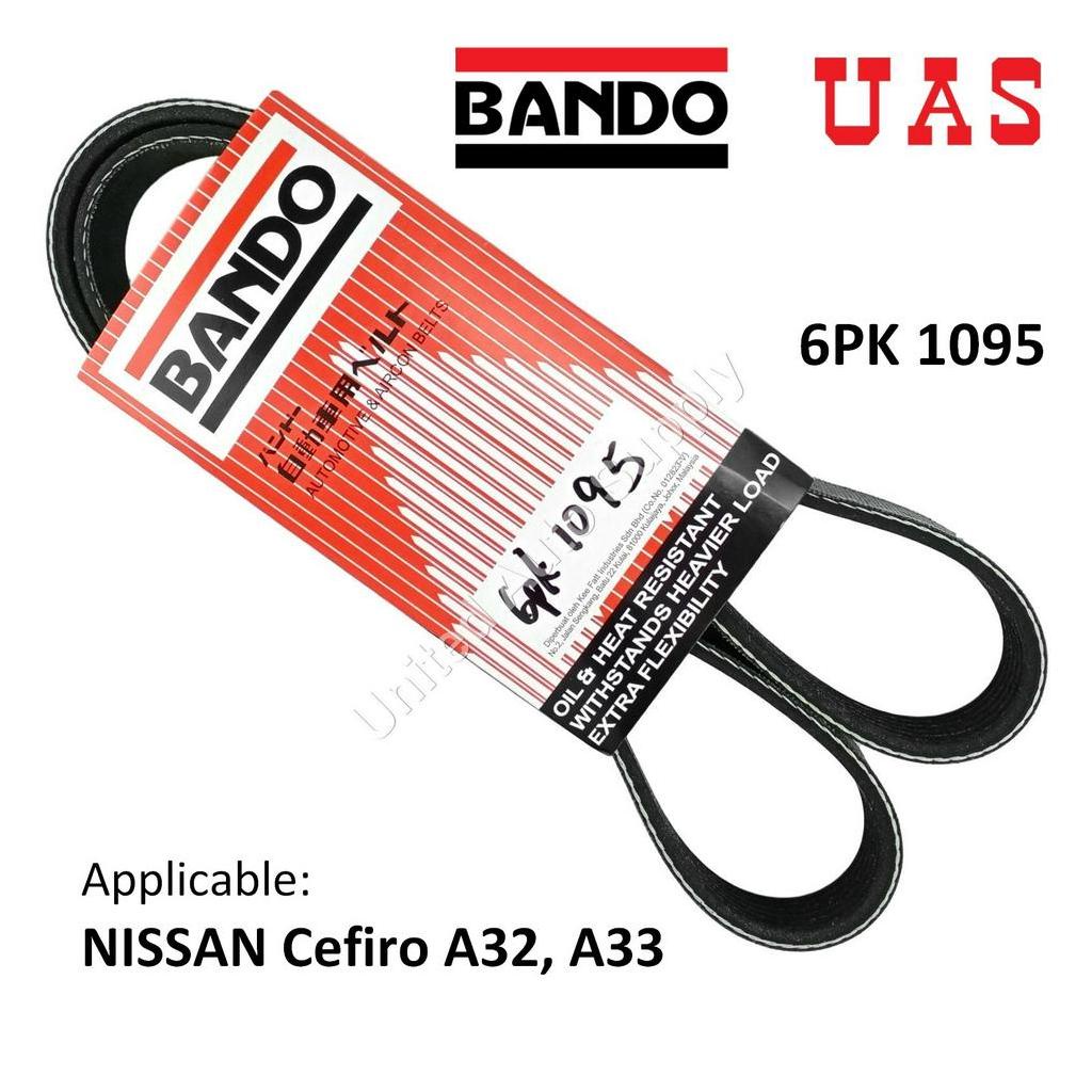 BANDO Fan Belt 6PK1095 For NISSAN Cefiro A32, A33 | Shopee Malaysia