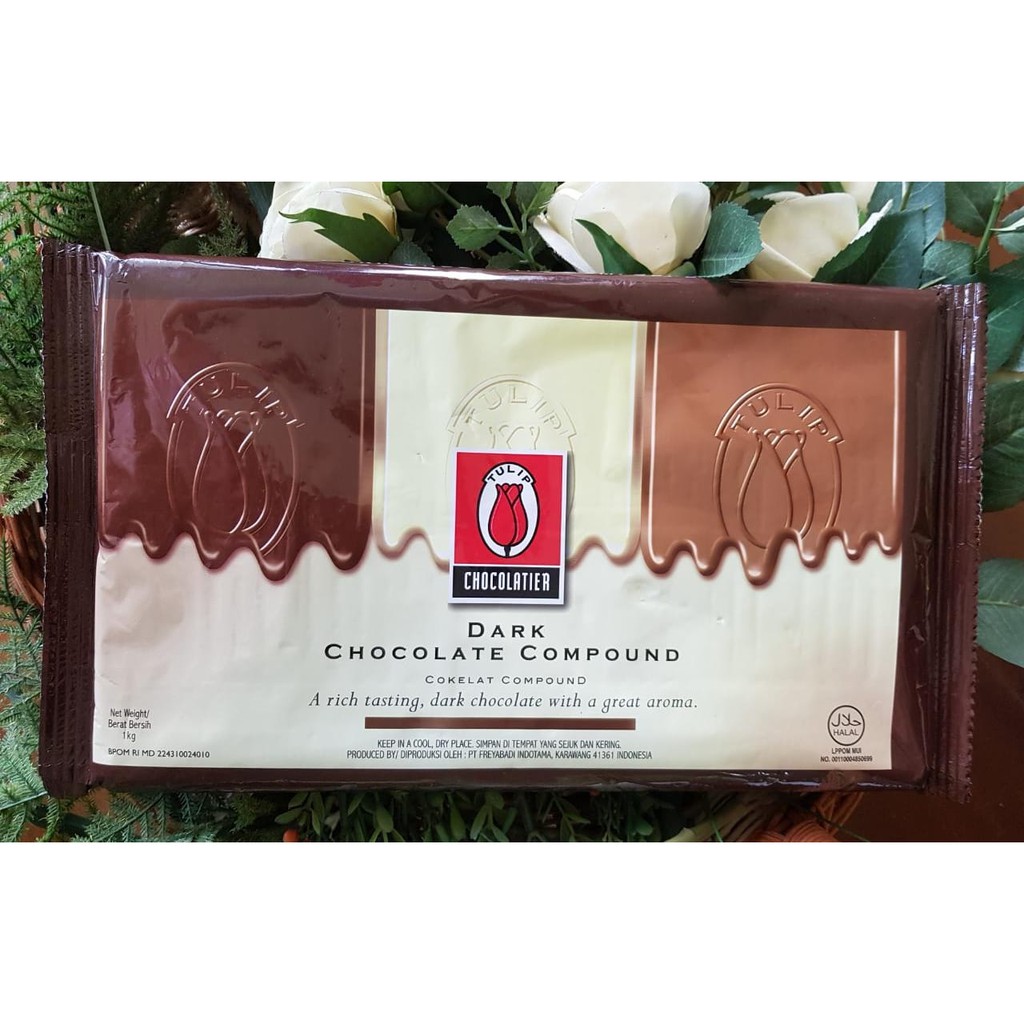 Tulip Dark Chocolate Compound 1 kg - TULIP Chocolate Compound Dark ...