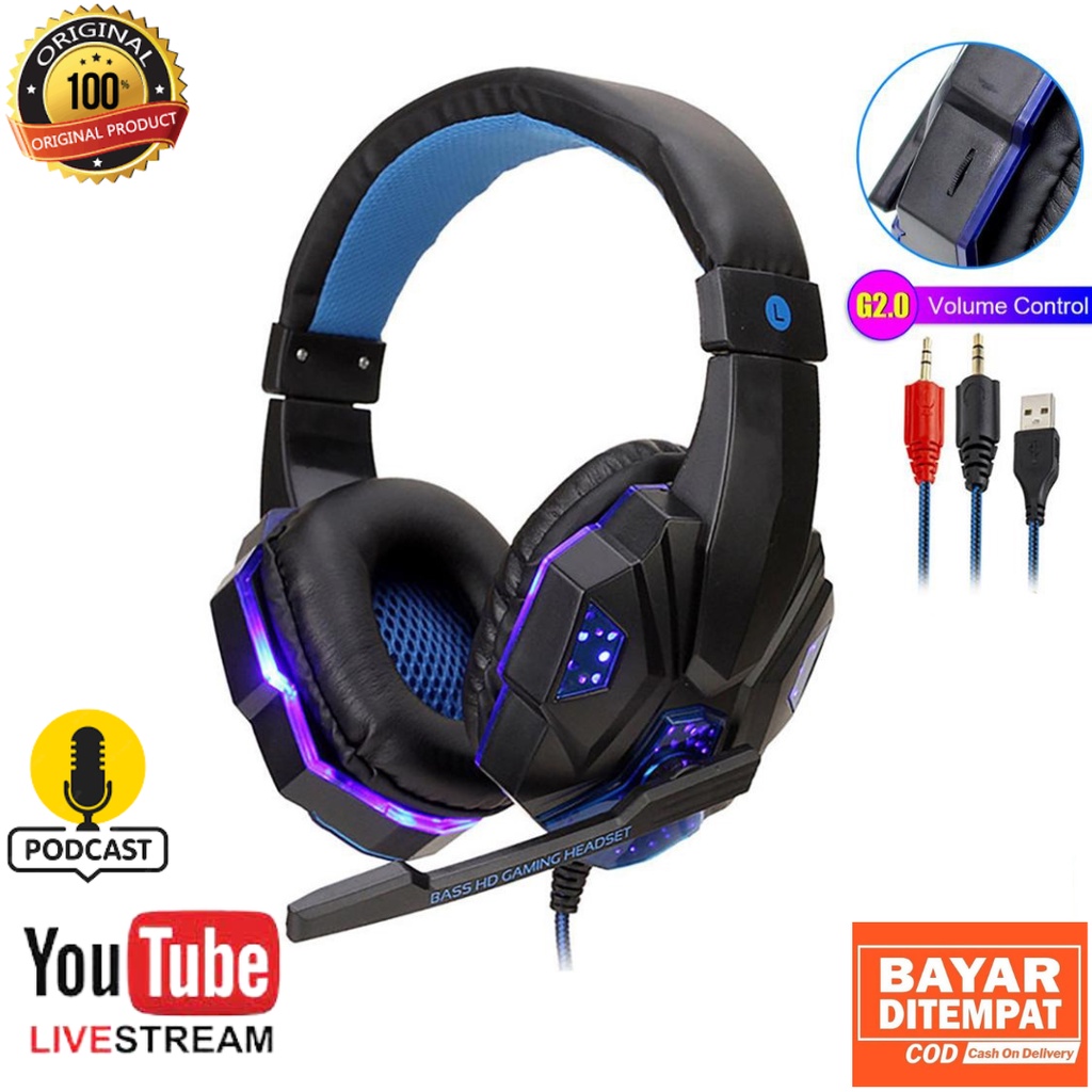 Soyto Gaming Headset Super Bass LED with Mic - SY830MV | Shopee Malaysia