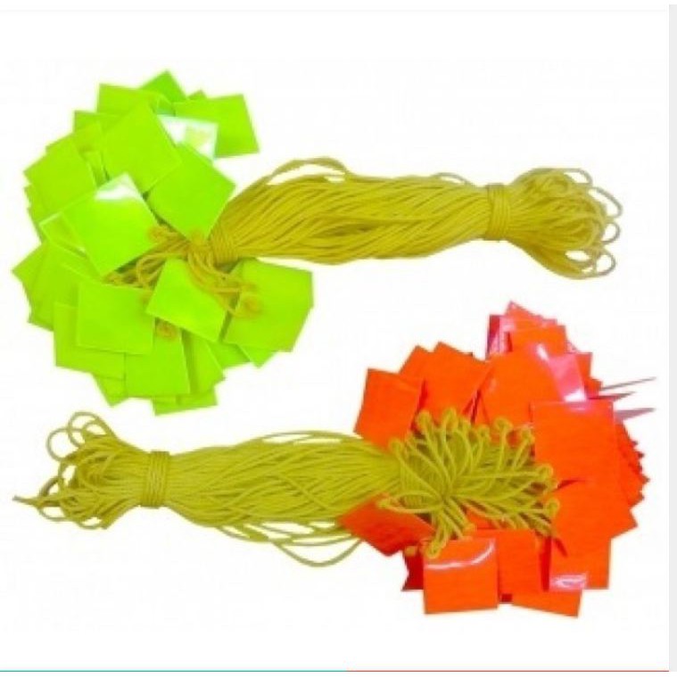 DELINEATOR STRING GLOSSY REFLECTOR FLUORESCENT ORANGE/GREEN - 50METER ...
