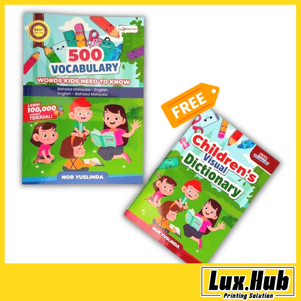 500 Vocabulary Words Kids Need to Know | English Book | Buku Belajar Bahasa Inggeris | English ...