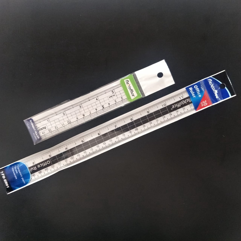 Straight Plastic Ruler 15cm/30cm | Shopee Malaysia