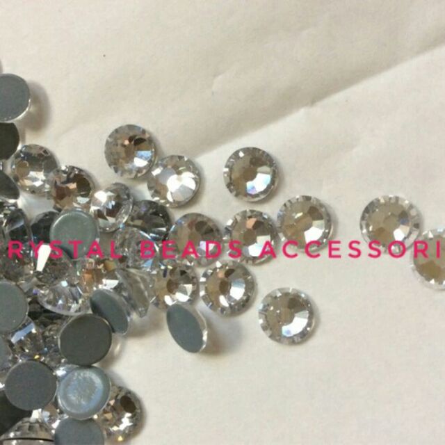 Crystal Clear Rhinestone Hotfix Batu Tampal Murah Kualiti | Shopee Malaysia
