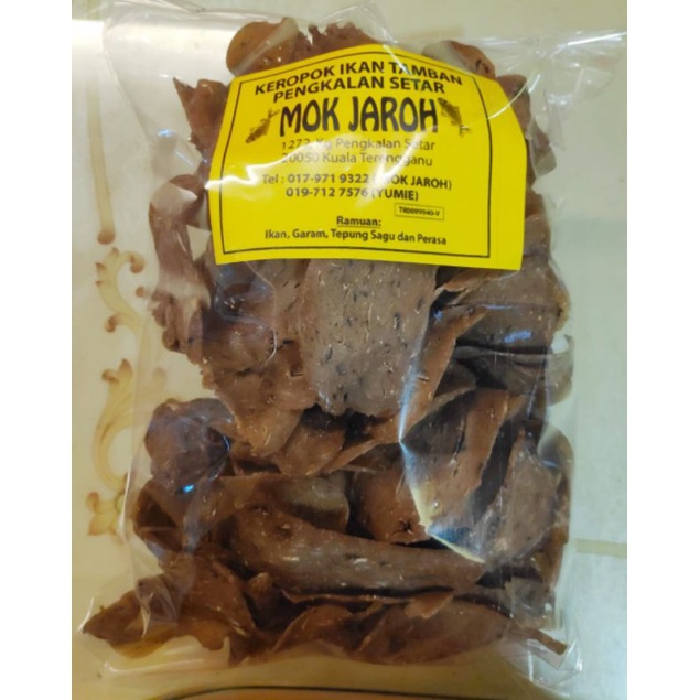 Rangup 500g Keropok keping ikan tamban Mok Jaroh Pengkalan Setar ori ...