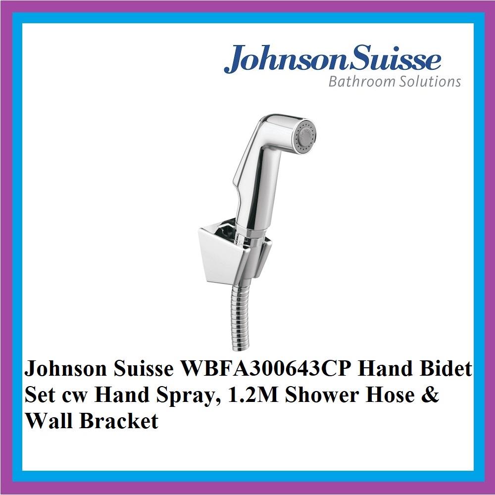 Johnson Suisse WBFA300643CP Hand Bidet Set with Hand Spray, 1.2m Shower ...