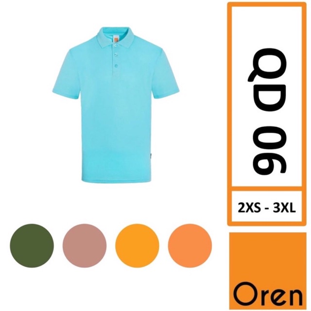 Oren Sport QD Plain Collar Shirt - QD06 | Shopee Malaysia