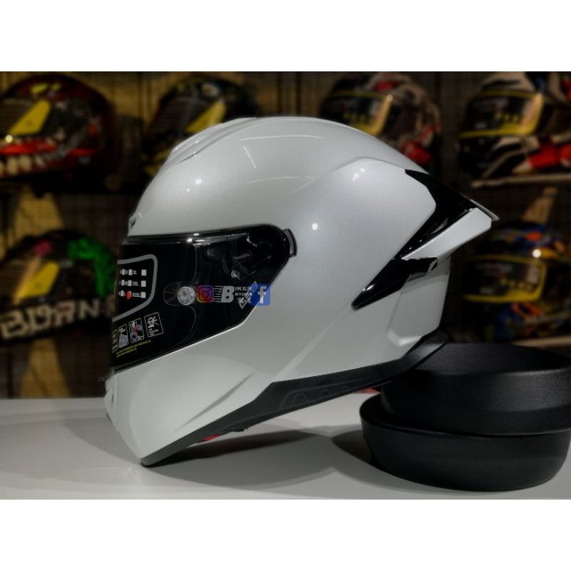 Original GSB S-361GT Pearl White Full Face Helmet | Shopee Malaysia