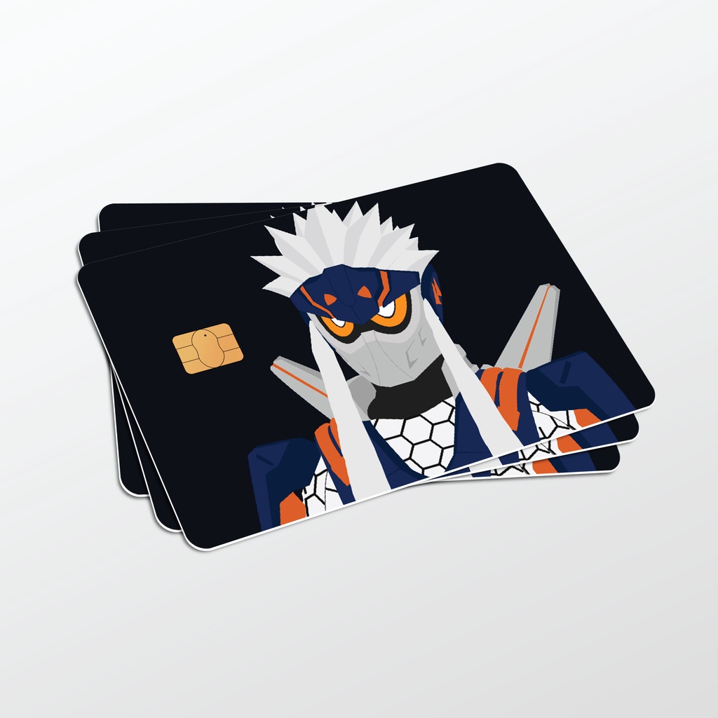 Sticker Anime Kamen Rider Masked Rider Decade Faiz Double Stiker Card ...