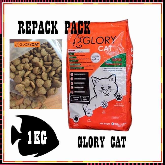 [SISTER PET] Makanan Kucing - Glory Cat Food 1KG REPACK | Shopee Malaysia