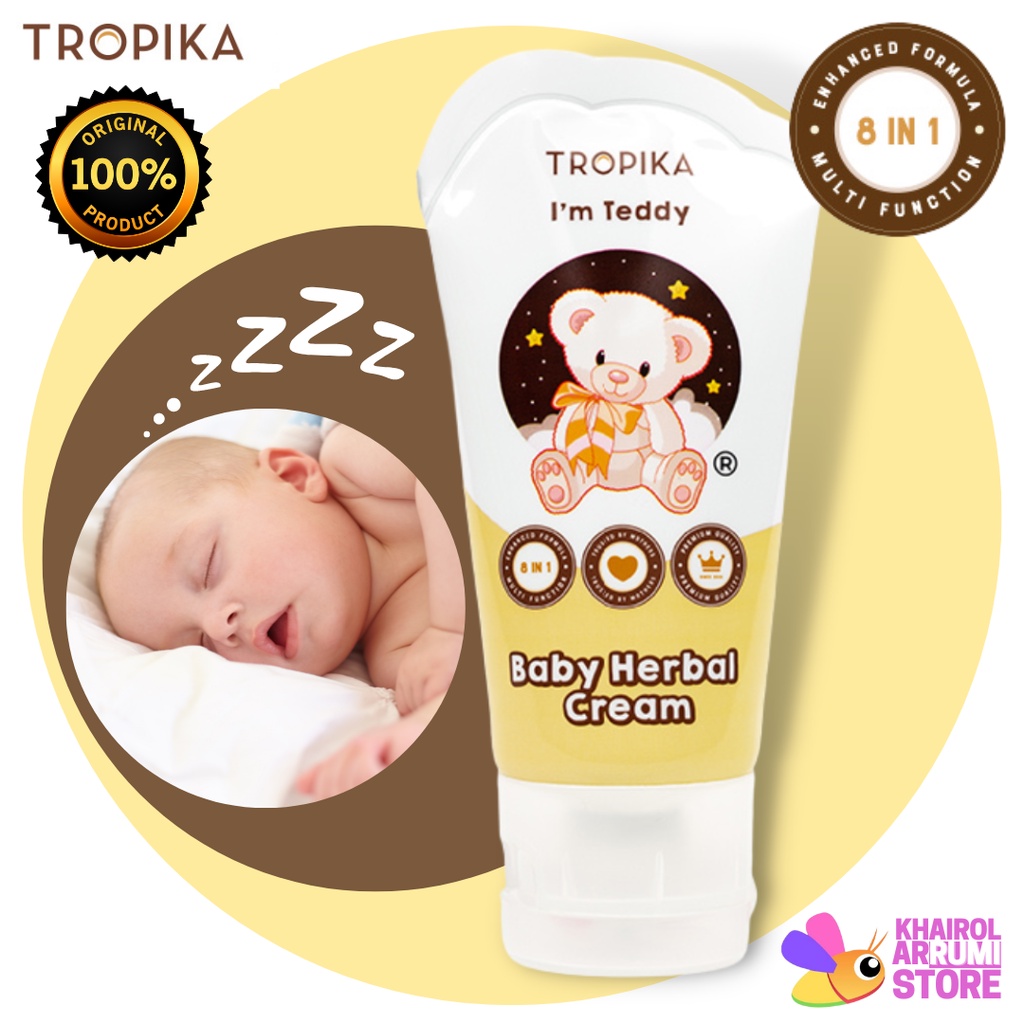 TROPIKA Krim Herbal Bayi Batuk, Selsema, Kahak, Kembung Perut Nafas ...