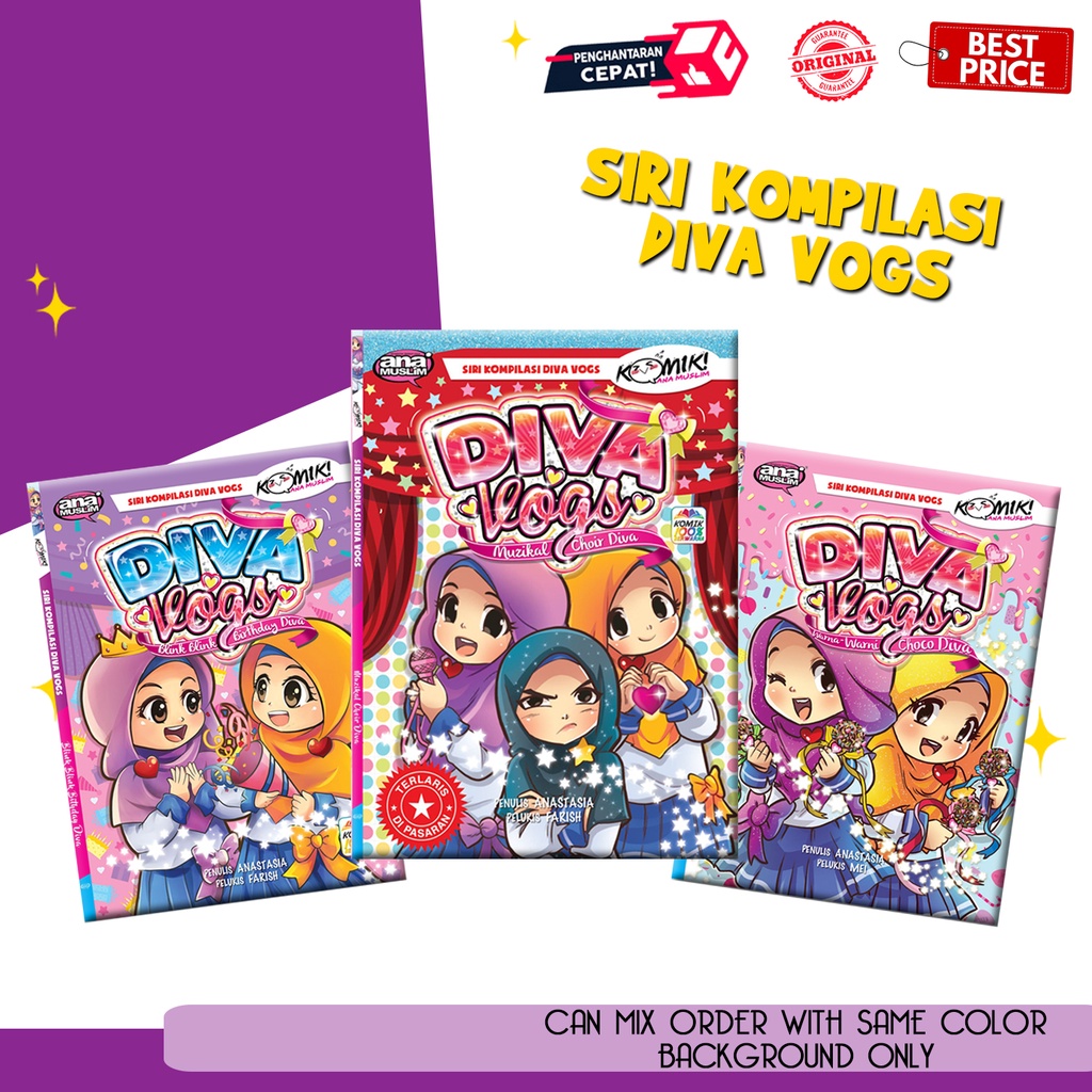 Diva Vogs [Siri Kompilasi Diva Vogs] Buku Komik Kanak-Kanak & Remaja ...