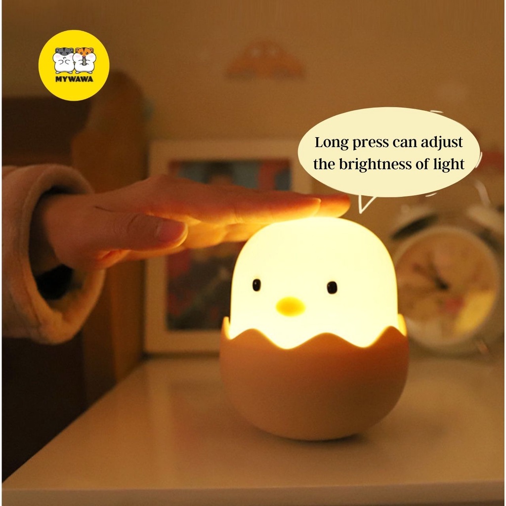 Chicken Egg LED Night Light Cute Table Lamp USB Rechargeable Romantic ...