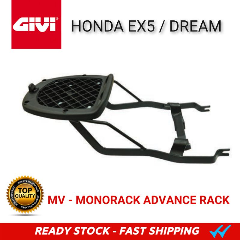 HONDA EX5 DREAM POWER - REAR CARRIER BOX BRACKET / MONORACK BOX / CARRIER BOX ORIGINAL HEAVY ...