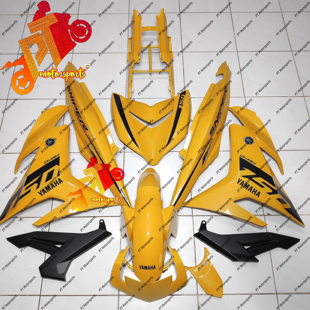 Yamaha Y15ZR Y15 V1 V2 Cover Set Yellow Exciter Sniper Yellow Velozi | Shopee Malaysia