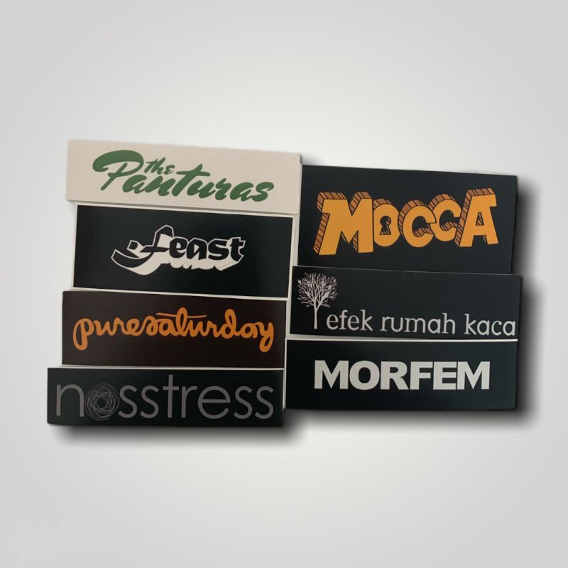 Indie Band Sticker Pack (ERK, The Panturas, Feast, Mocca, Morphem ...
