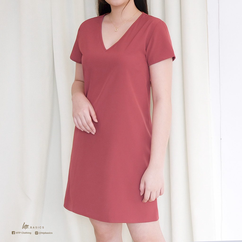 HTP WORK BASICS DRESS | FOR WOMEN | WITH POCKETS | Shopee Malaysia
