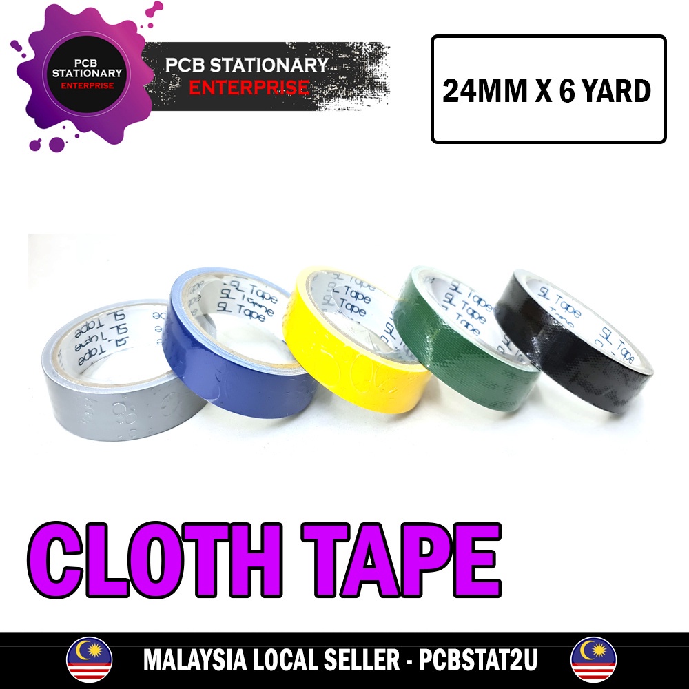 Binding Tape / Cloth Tape / Duct Tape 24mm/36mm/48mm/60mm/72mm | Shopee ...
