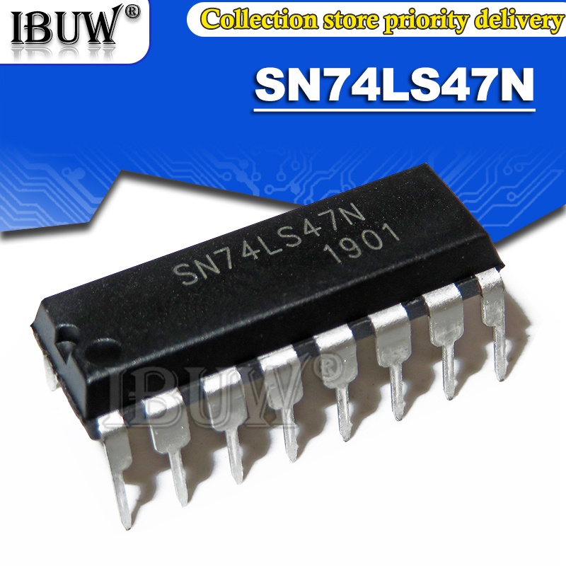 10PCS SN74LS47N DIP16 SN74LS47 74LS47N 74LS47 DIP Integrated IC ...