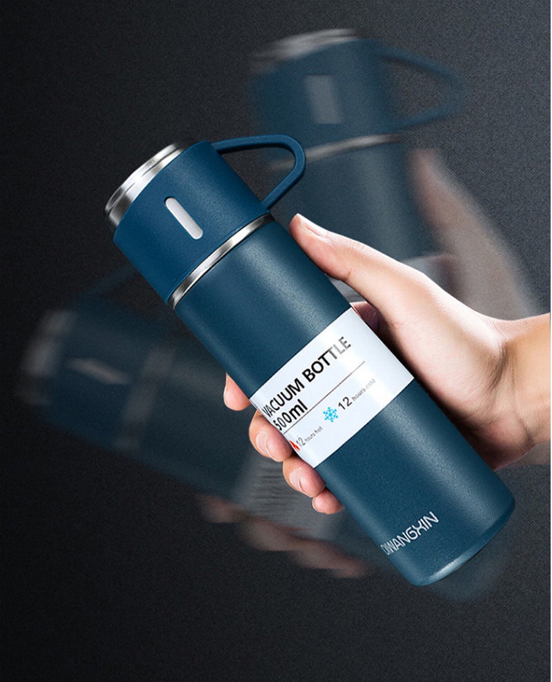 Thermal Flask Bottle Stainless Steel Gift Box Set Vacuum Flask Mug ...