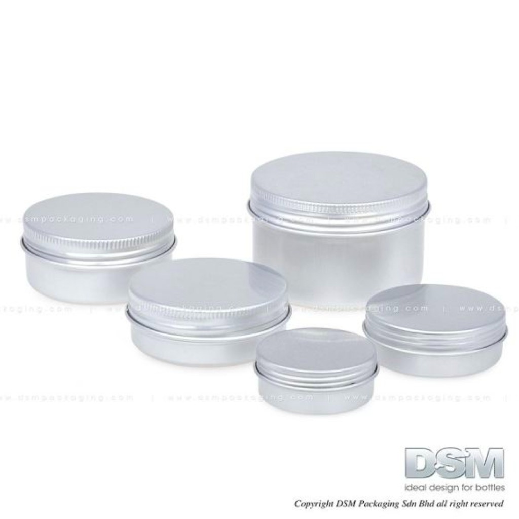 （Ready Stock) Aluminium Container (screw cap) - I001 | Shopee Malaysia