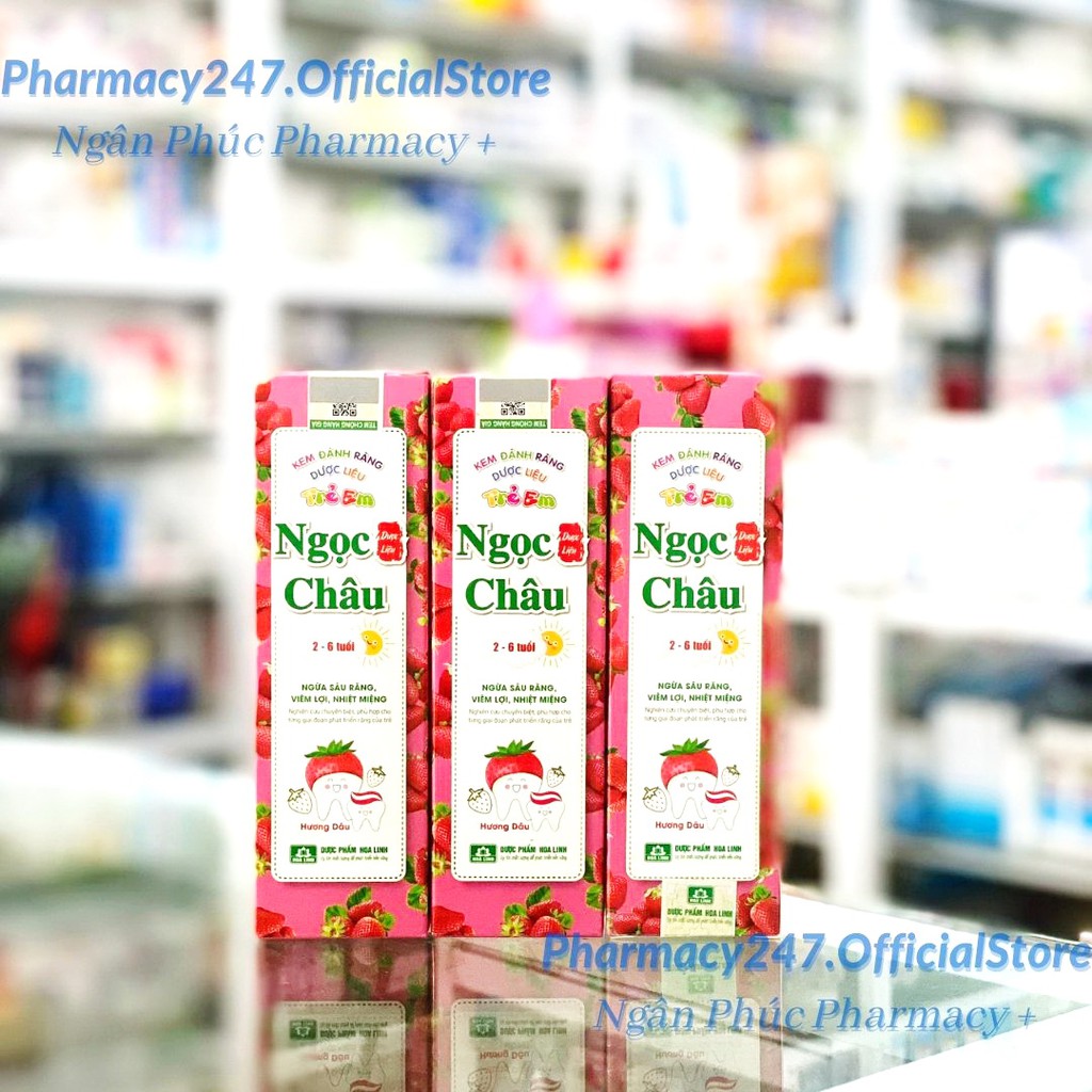 [SAFE For BABY]Ngoc Chau Medicinal Children's Toothpaste Prevents Tooth ...