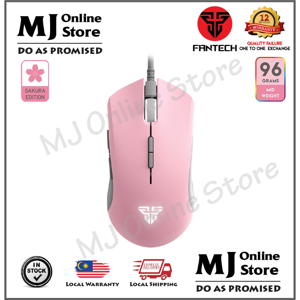 FANTECH SAKURA EDITION X17 BLAKE Professional Wired Gaming Mouse ...
