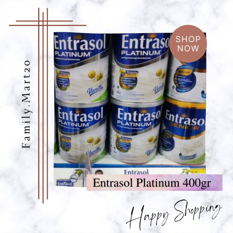Entrasol Platinum 400gr High Calcium Elderly Milk | Shopee Malaysia