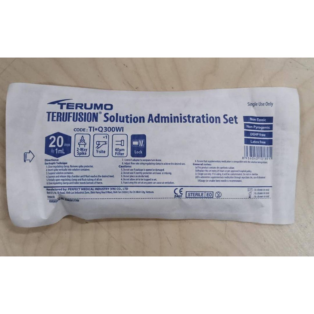 TERUMO TERUFUSION SOLUTION ADMISTRATION SET 1PC | Shopee Malaysia