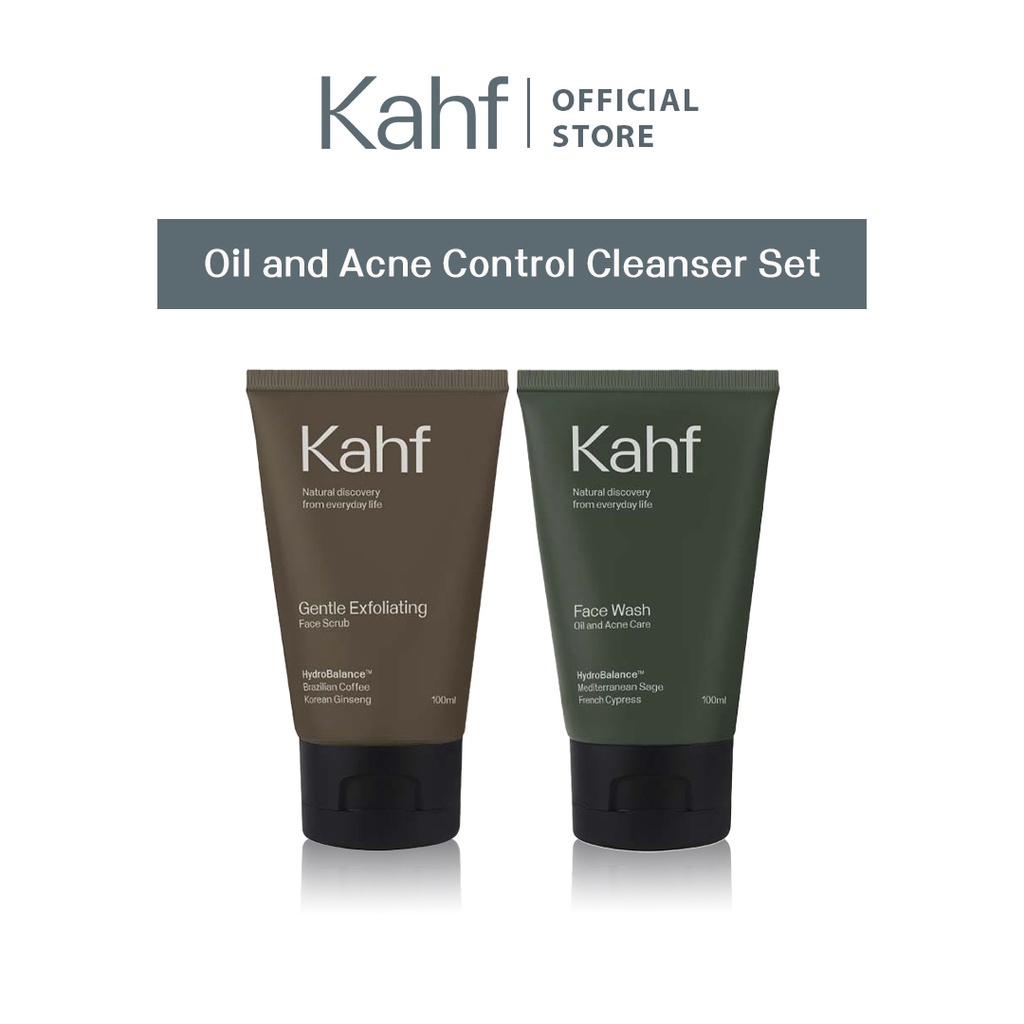Kahf Oil and Acne Control Cleanser Set | Shopee Malaysia