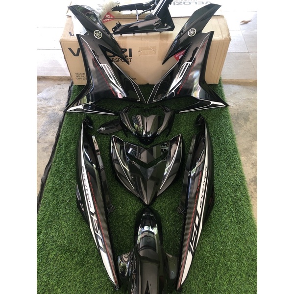 Body Coverset Y15ZR Y15 V2 first model 2015 purple hitam batman biru ...