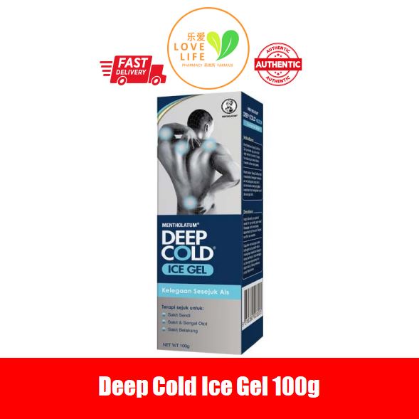 Mentholatum Deep Cold Gel 100g | Shopee Malaysia