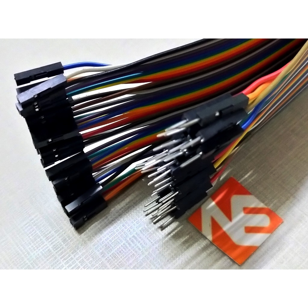 Jumper Wire Male to Female 10cm 40pcs Dupont Breadboard Arduino ...