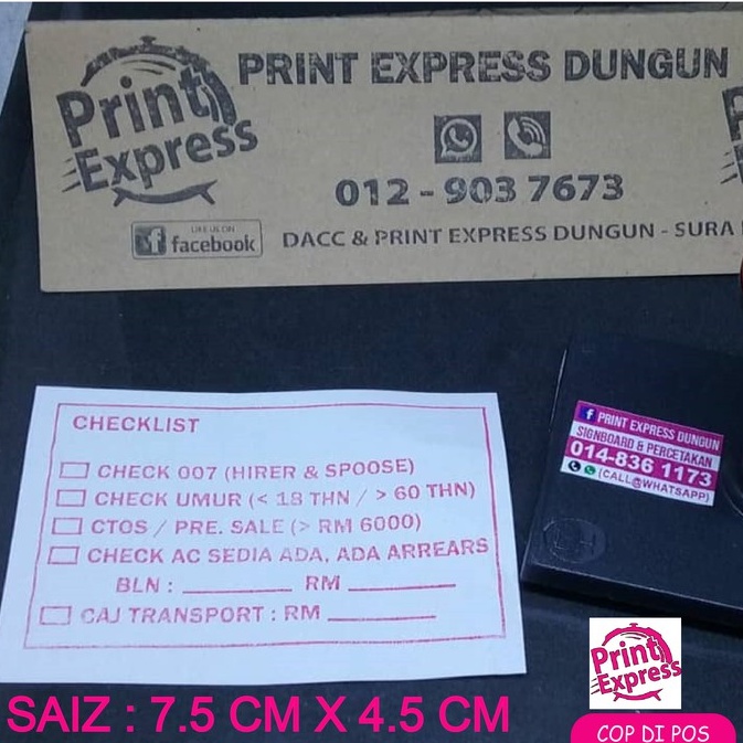 COP INDEX STAMP PETAK BESAR (SAIZ : 4.5CM X 7.5CM) | Shopee Malaysia