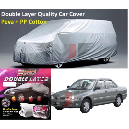 Proton Wira Best Smart Cover Double Layer Car Body Cover Selimut Kereta ...