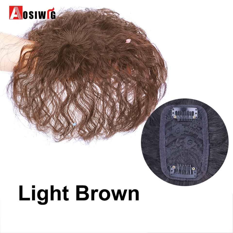 Pageup Short Wigs For Men's Male Black Wig Synthetic Natural Hair For ...