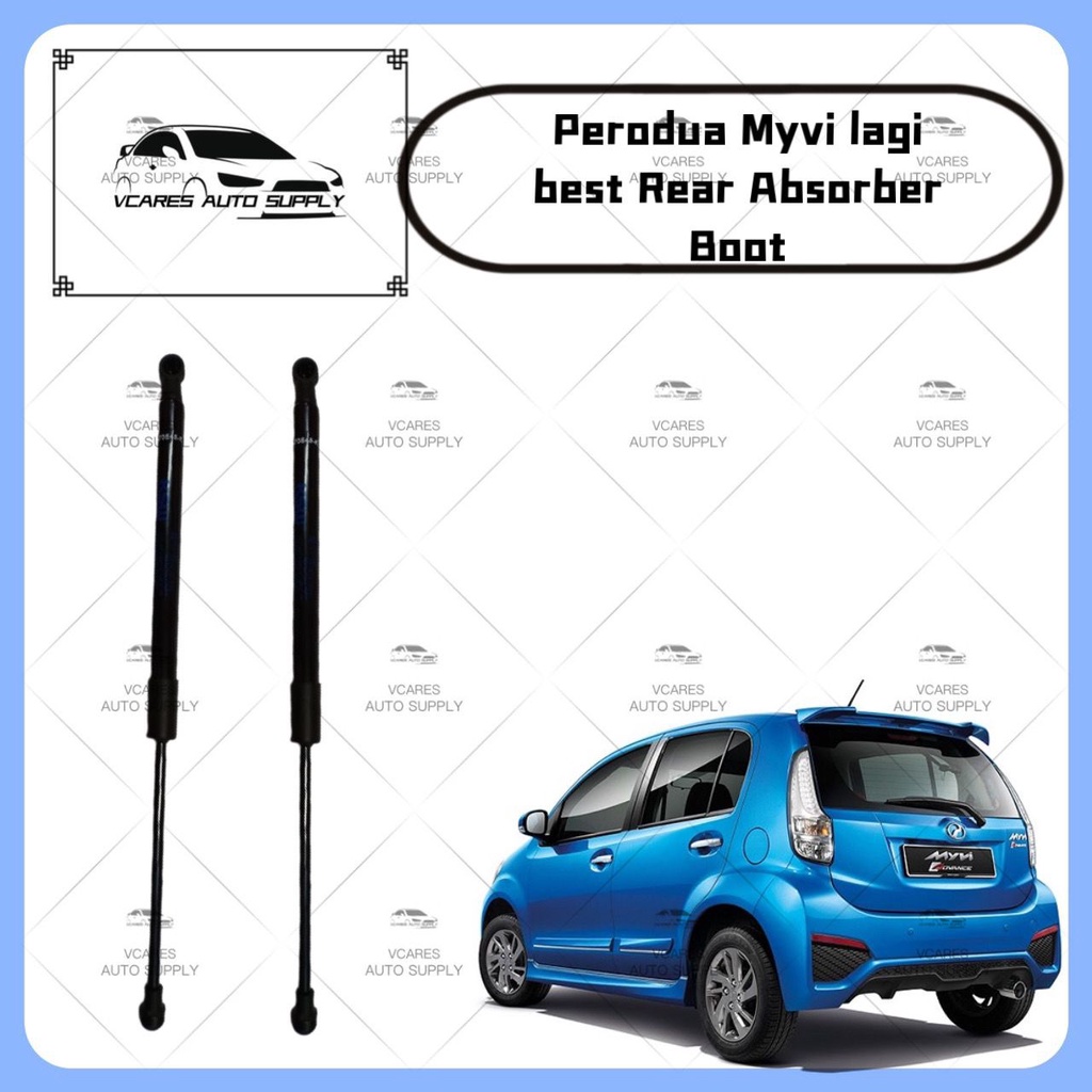 Perodua Myvi Lagi Best Rear Bonnet Absorber Boot Damper Gas Spring ...