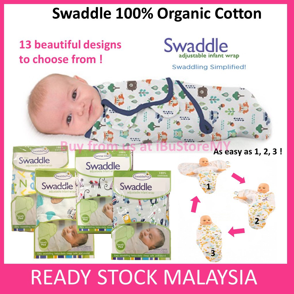 Baby Swaddle Instant Wrap Blanket Bedung Bayi Newborn Segera Selimut ...