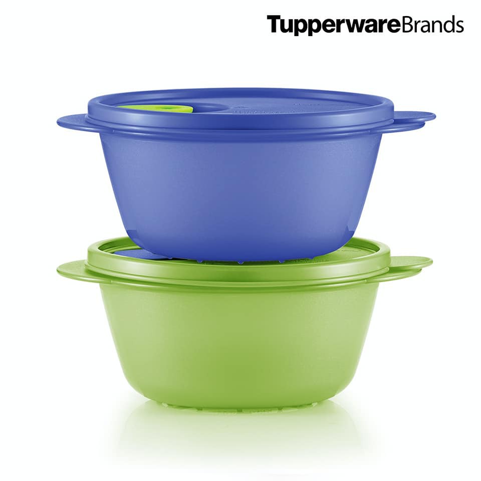Tupperware Crystalwave Bowl (2) 800ml | Shopee Malaysia