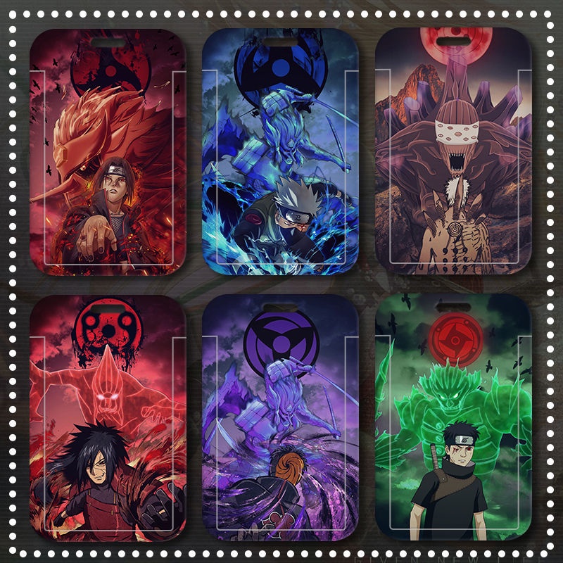 Anime Naruto Uchiha Itachi Customized Student ID Access Card Holder ...