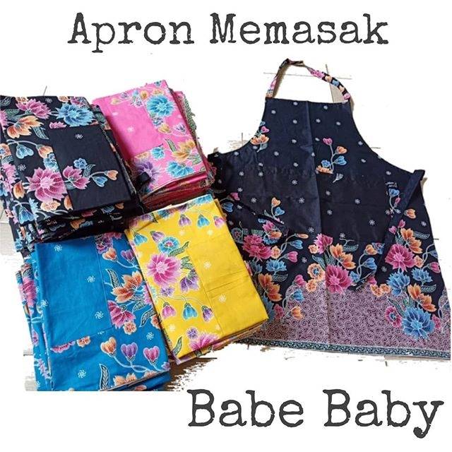 Encim Batik Cooking Apron | Shopee Malaysia
