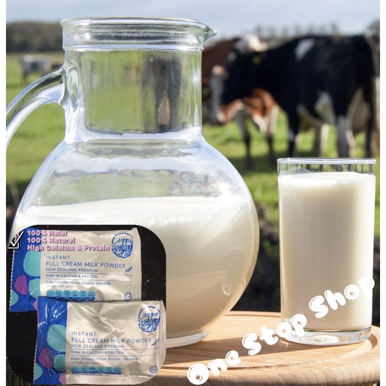 Cuppa World Instant New Zealand Full Cream Milk (25 / 50 Sachets X 20g ...