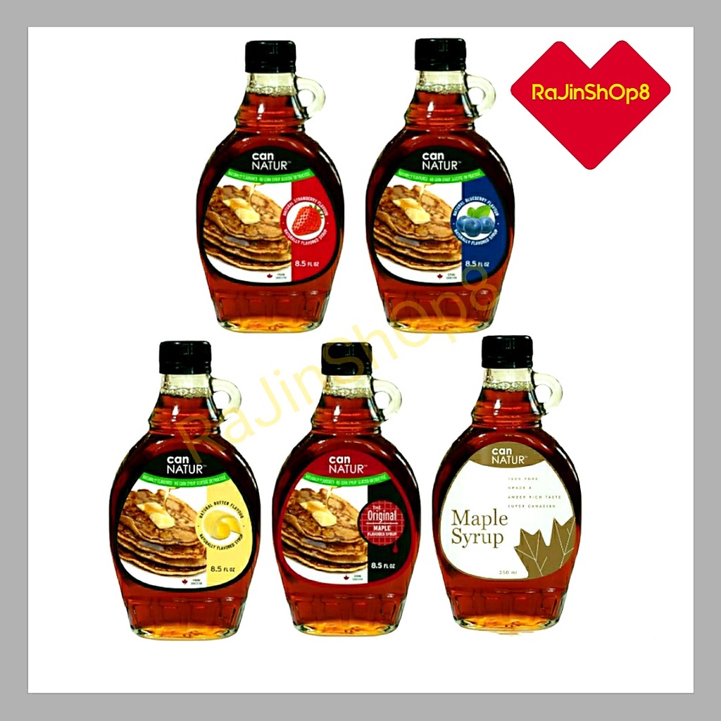CAN NATUR Syrup - Naturally Flavored- Grade A Maple Syrup / Original ...