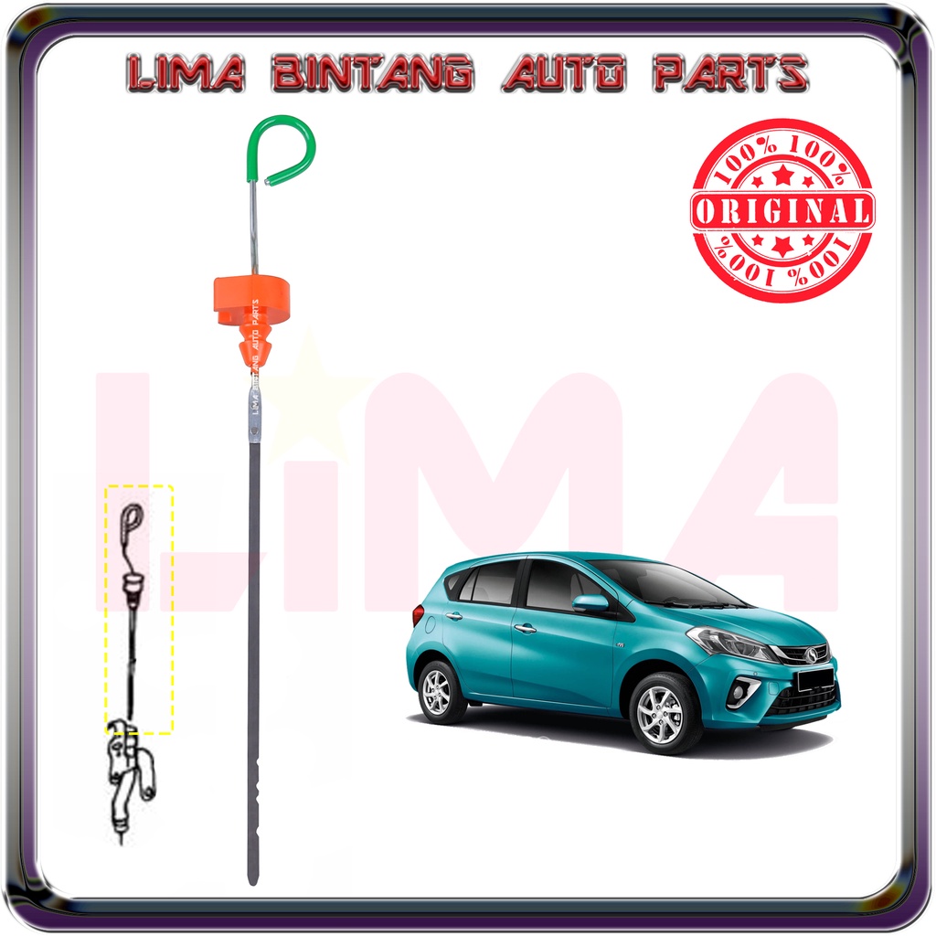 Perodua Myvi New D20N ATF Dipstick , Auto Oil Level Dipstick *Original ...