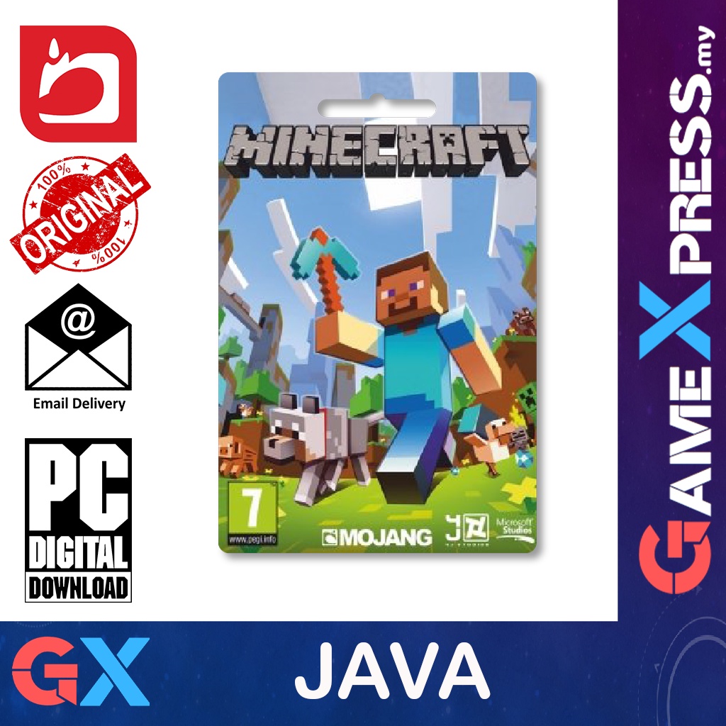 [Original] Minecraft Java / Bedrock Edition PC Game / Mac Mojang ...