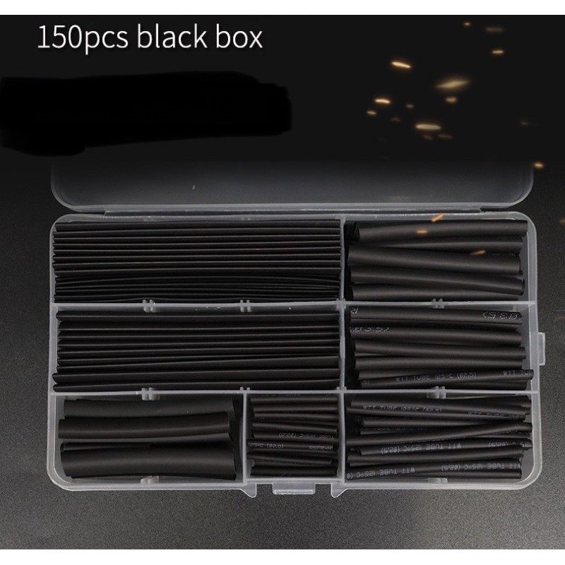 🌟150pcs🌟Heat Shrink Insulation Tube wire Wrap wayar sleeve Set Box ...